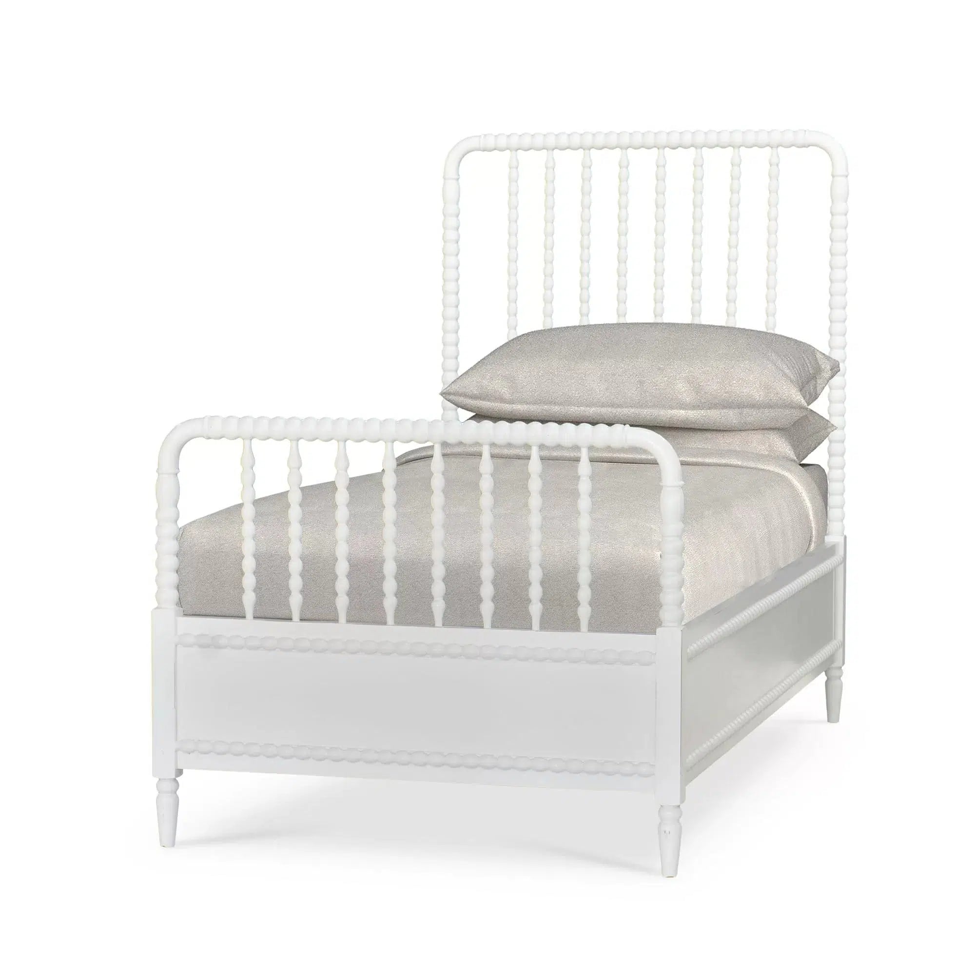 Cholet Bed Twin in Architectural White|Bramble