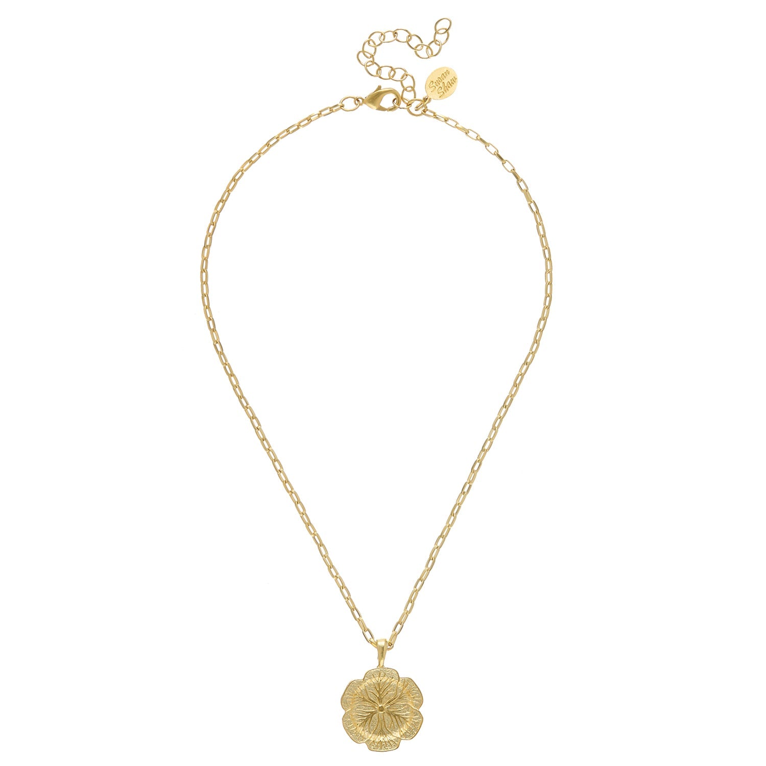 Gold Cabbage Necklace