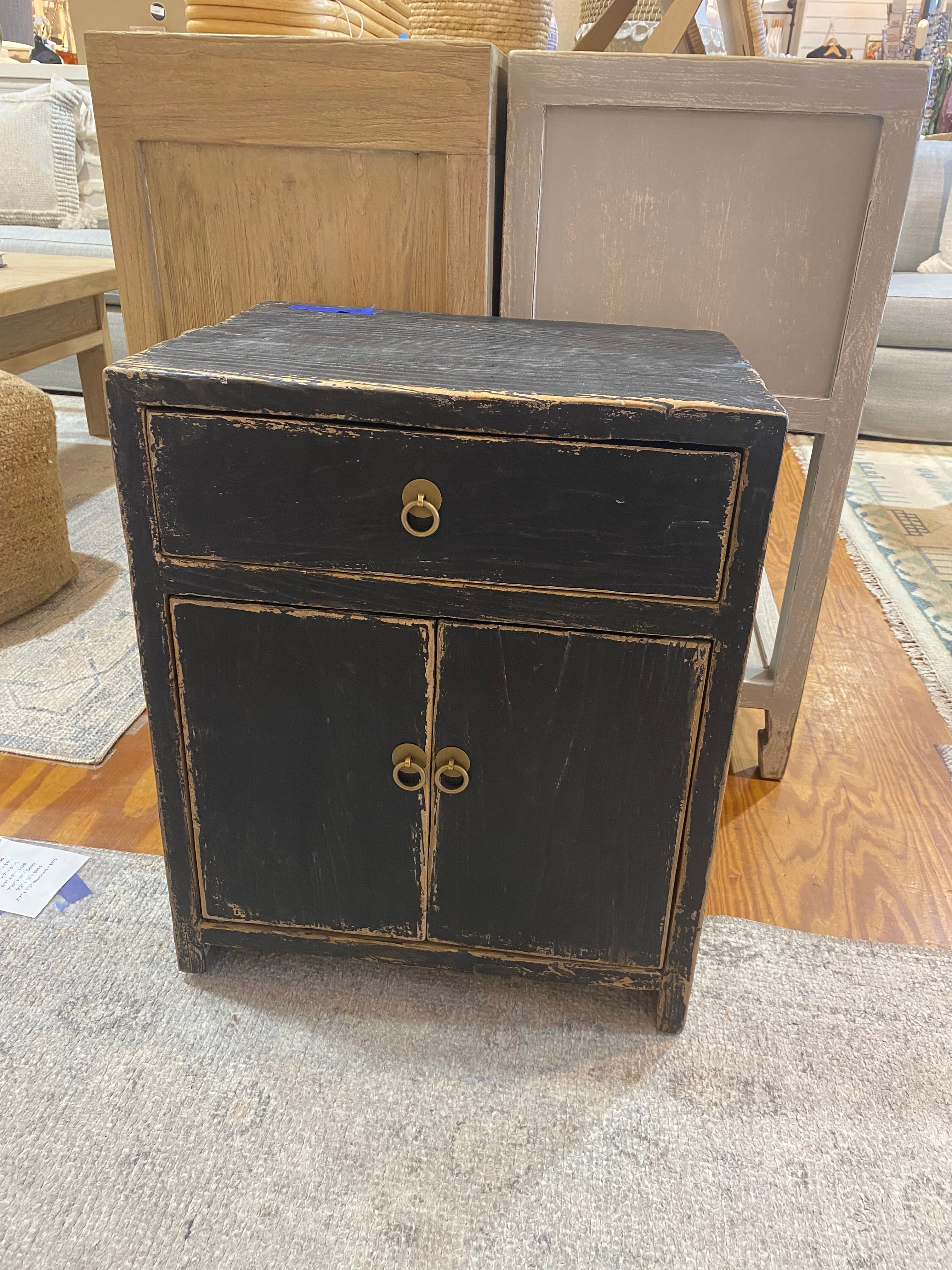 Caddy Sm Cab-2DR-1DW-Blk Dis | BHH Furniture
