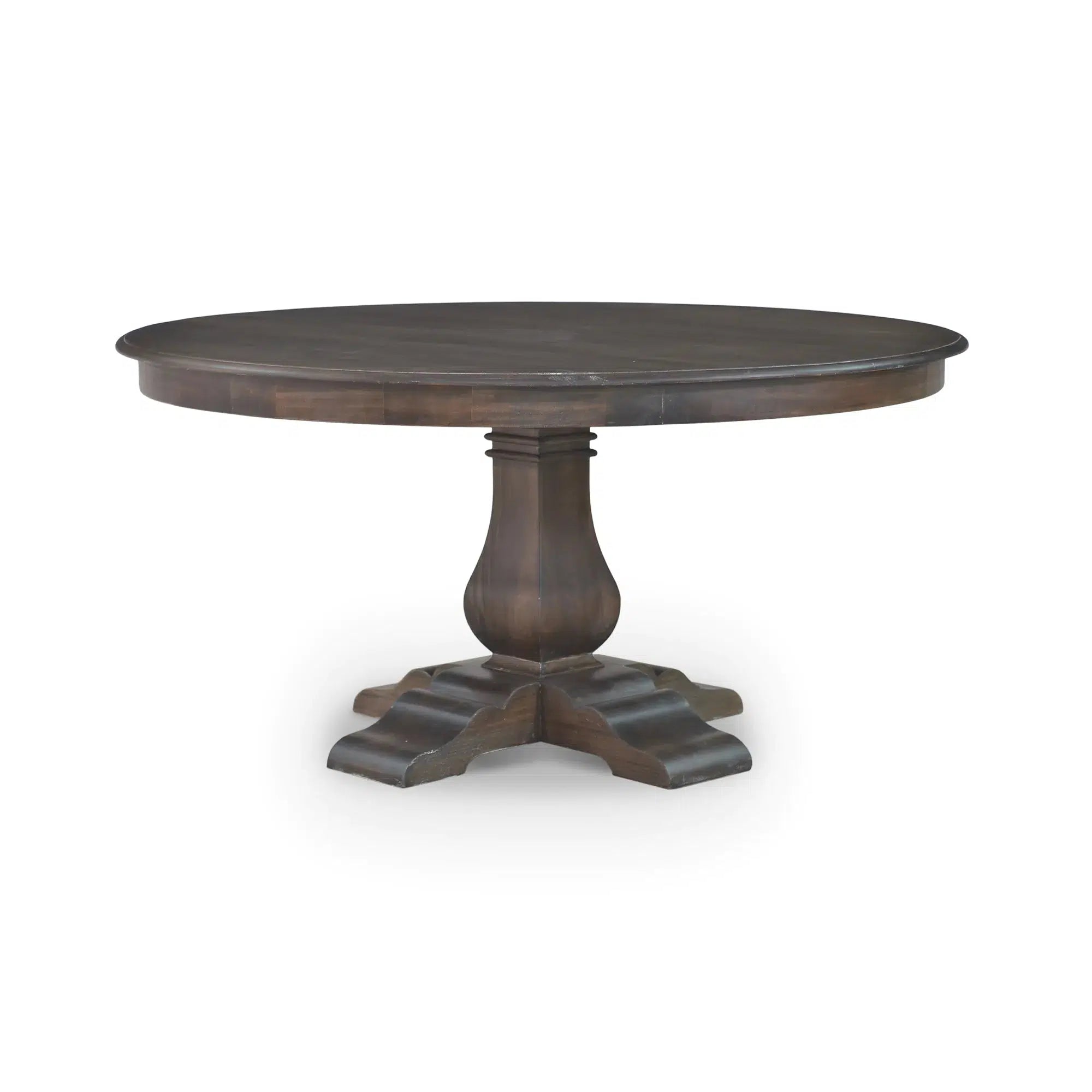 Bramble Trestle Round Dining Table 60'' w/o Grooves