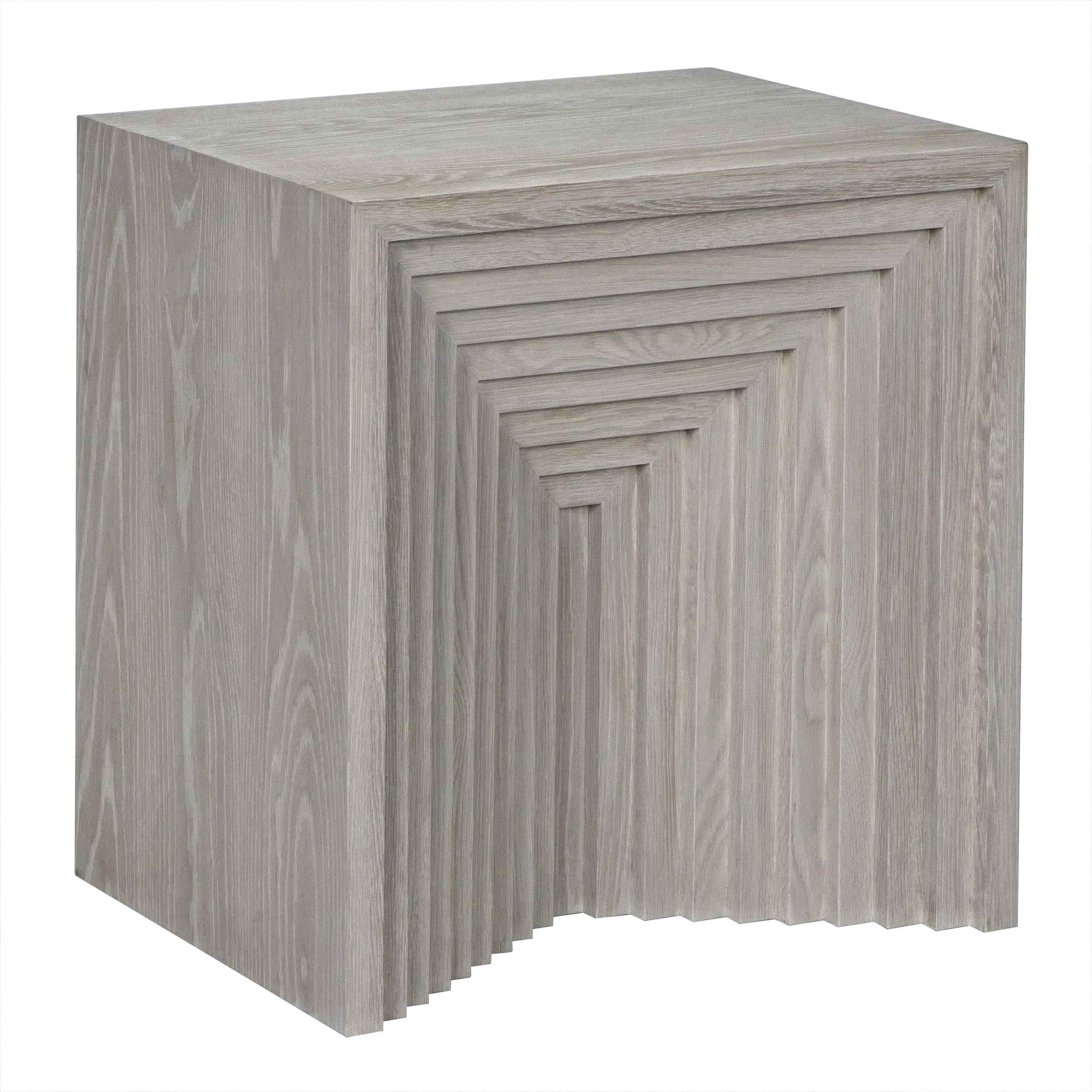 Pandora Side Table, White Oak