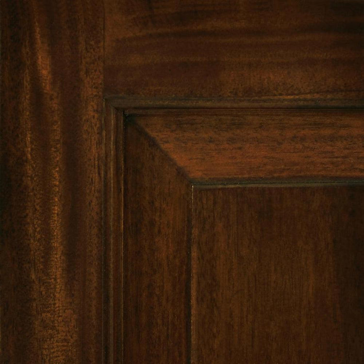 Bramble Madrone 12 Door Display Cabinet w/ Glass Shelves
