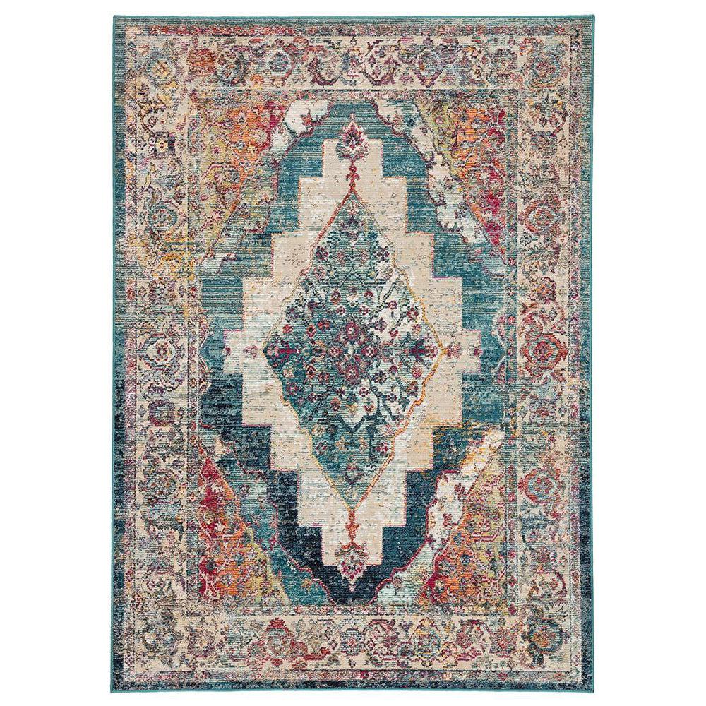 Jaipur Peridot Rugs - Safari/Colonial Blue