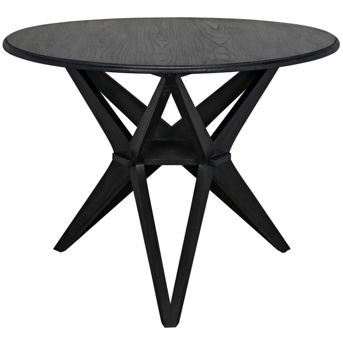 Noir Furniture | Victor Dining Table, Charcoal Black