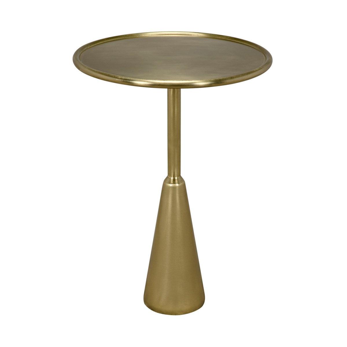 Noir Furniture | Hiro Side Table, Metal With Brass Finish